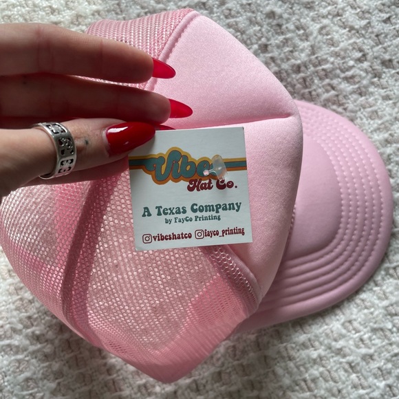 Accessories | New W Tags Pink Howdy Trucker Hat | Poshmark